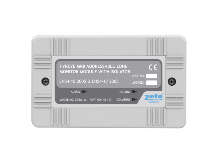 Fyreye MKII Addressable Zone Monitor Module With Isolator - Zeta Alarms