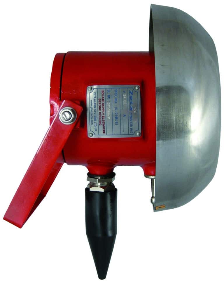 10 Inch Flame Proof Gong Bell - Zeta Alarms